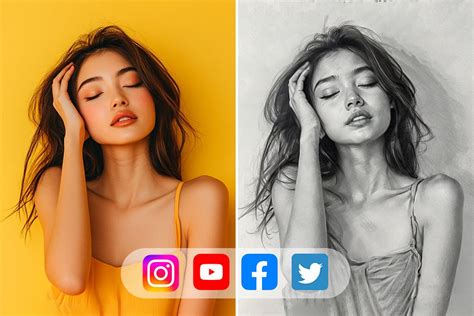 사진 스케치 변환 무료 연필 그림 만들기 Insmind