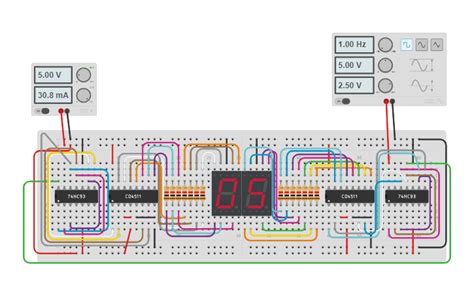Circuit Design Contador De 0 A 99 Tinkercad