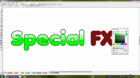 Xara Xtreme Glossy Text Effect Youtube