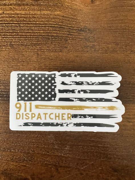 911 Dispatch Flag Etsy