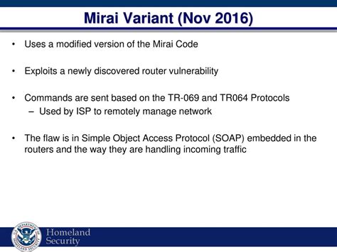 us cert network analysis lions and tigers and bears mirai ppt download