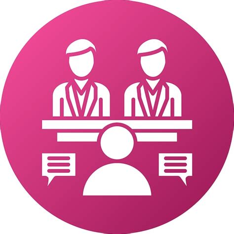 Premium Vector Vector Design Job Interview Icon Style