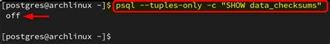 How To Install Postgresql Psql On Arch Linux Commandprompt Inc