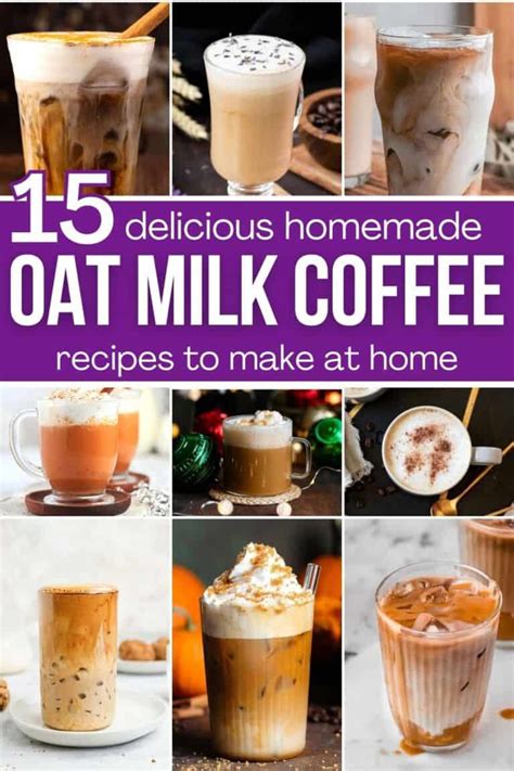 16 Delicious Homemade Oat Milk Coffee Recipes Creators Of Coffee