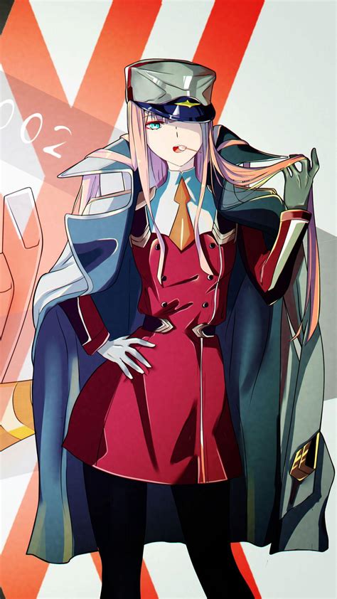 Zero Two Wallpapers Top Free Zero Two Backgrounds Wallpaperaccess