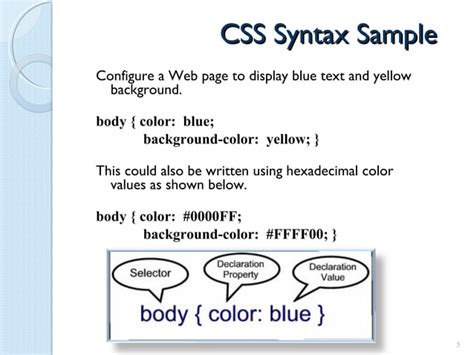 Cascading Style Sheets Css Help Ppt