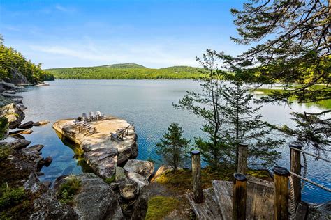 “floating Boulder” Lakefront Wilderness Estate Sells For Record Breaking 8 250 000 Maine Real