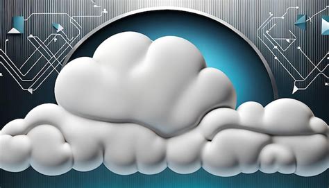 cloud computing with upload arrow symbol premium ai generated image