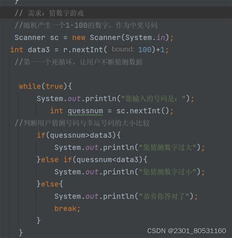 随机数生成：猜数字游戏实战教程 csdn博客