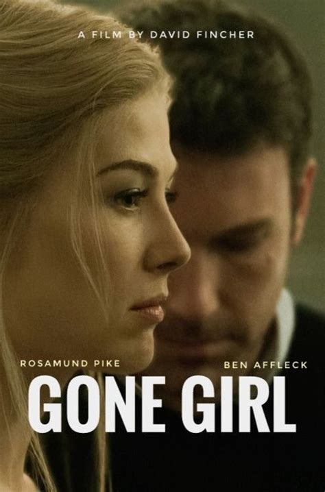 Movie Poster Gone Girl Gone Girl Film Poster A Movie The Movie