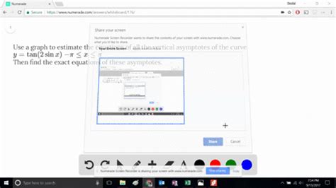 SOLVED Use A Graph To Estimate The Equations Of All The Vertical Asymptotes Of The Curve Y Tan