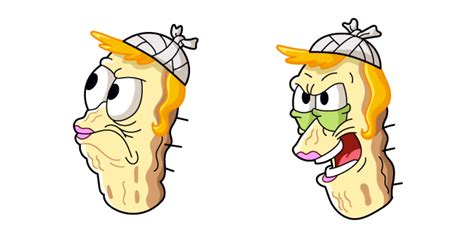 Spongebob Flattened Mrs Puff Curseur Custom Cursor