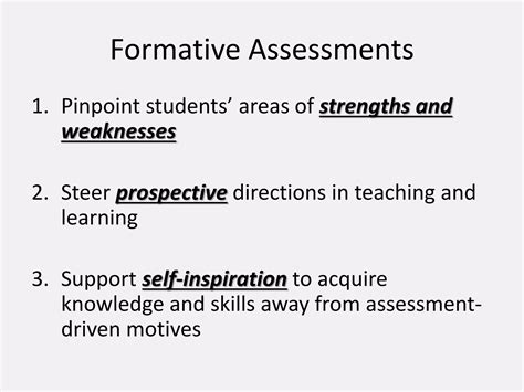 Formative Assessment Pptx Educational Assessment Education
