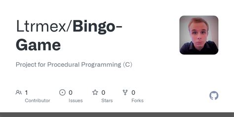 Github Ltrmexbingo Game Project For Procedural Programming C