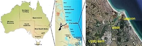 Figure 1 From Hydrodynamics Of A Small Trained Tidal Inlet Currumbin Creek Australia