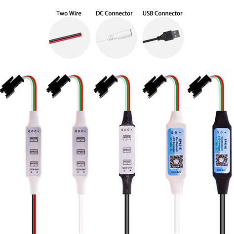 Sp002e Sp621e With Usb Dc Controller For Ws2812b Ws2811 Addressable Led Strip Lighting Shopee