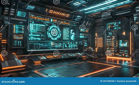 The Cybersecurity Operations Center Displays Icons Of Threat Detection