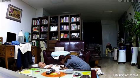 홈 감시 카메라 해킹됨 한국인 커플이 거실에서 섹스를 하고 있었는데 찾아온 시어머니에게 잡힐 뻔했다 인색 한 고양이