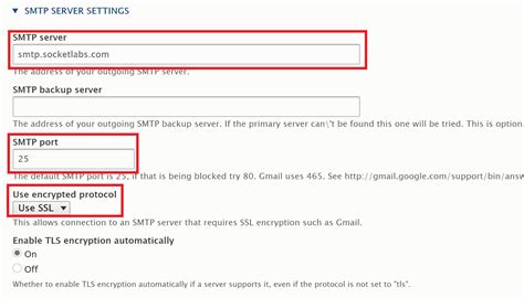 Drupal SMTP Configuration Guide SocketLabs Drupal SMTP Configuration Guide SocketLabs