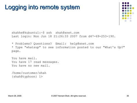 Introduction To Ssh Ppt Operating Systems Computer Software And Applications