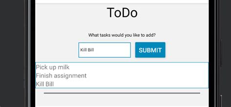 使用textinput在react Native中创建更新flatlist Creating An Updating Flatlist In React Native With
