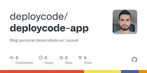 GitHub Deploycode Deploycode App Blog Personal Desarrollado En Laravel