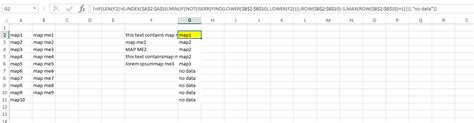 Excel Index Match String In Cell To Mappings Stack Overflow