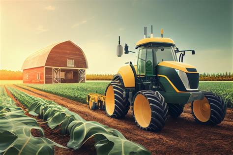 Premium Ai Image Agriculture Robotic And Autonomous Car