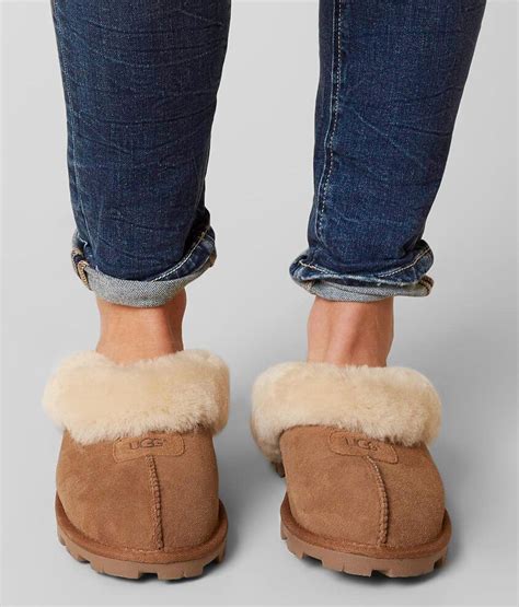 Ugg® Coquette Leather Slipper Womens Shoes In Chestnut Buckle