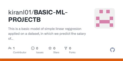 GitHub Kiranl01 BASIC ML PROJECTB This Is A Basic Model Of Simple