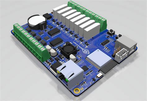 Plc Esp32 With Ethernet Rtc And Nextion Conection Kicad Behance