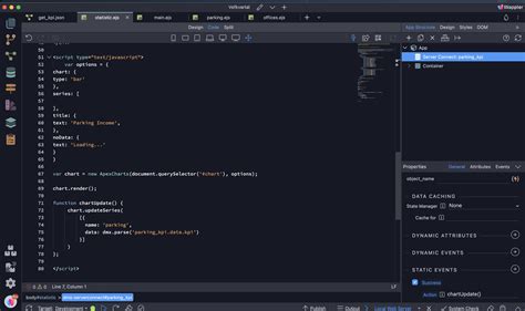 apex chart not displayed in browser need help wappler community