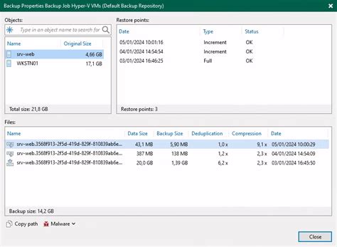 Using Veeam Metadata For Efficient Extraction Of Backup Artefacts