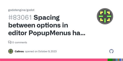 Spacing Between Options In Editor Popupmenus Has Decreased Between 4 2