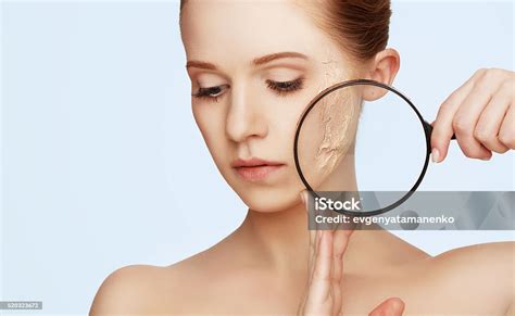 컨셉입니다 활력을 및 피부 센터에 말씀해주십시오 강자를 아름다운 소녀 건강관리와 의술에 대한 스톡 사진 및 기타 이미지 건강관리와 의술 건조한 노화 Istock