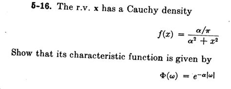 solved 6 16 the r v x has a cauchy density f x α2 x2α π
