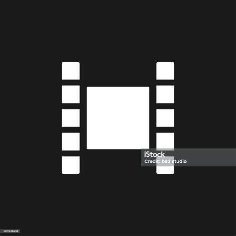 푸티지 다크 모드 글리프 Ui 아이콘 가득 찬에 대한 스톡 벡터 아트 및 기타 이미지 가득 찬 개념 검은색 Istock
