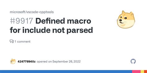 Defined Macro For Include Not Parsed · Issue 9917 · Microsoftvscode Cpptools · Github