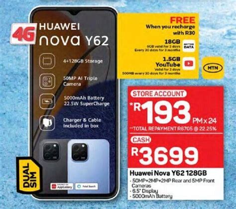 Huawei Nova Y Gb Offer At Pick N Pay