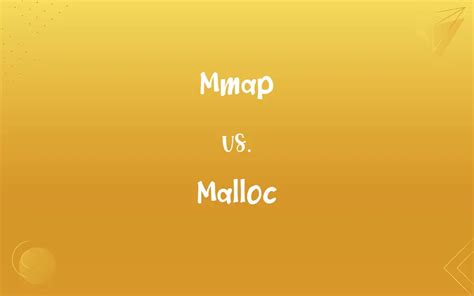 Mmap Vs Malloc Whats The Difference