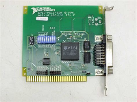 National Instruments Gpib Pcii Iia 8 Bit Isa Interface Card