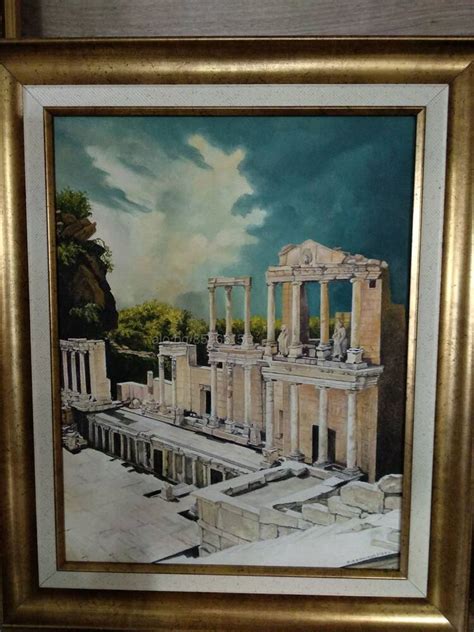 Картини от Пловдив Картина с маслени бои Платно канава Оригинал Картини Картини от П