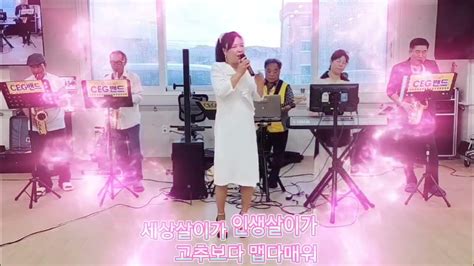 가수서정옥 고추원곡유지나 Youtube