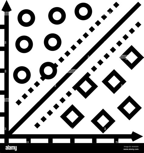 Support Vector Machine Svm Line Icon Vector Illustration Stock Vector Image And Art Alamy