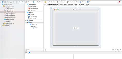 Objective C Changing Views On A Window With A Button Click Stack