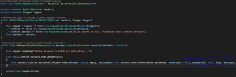 RabbitMQAsyncCollector AddAsync Only Adds To Publish The Body Not The
