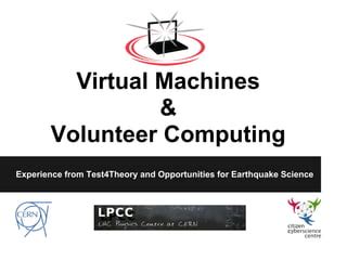 Virtual Machines Volunteer Computing PDF