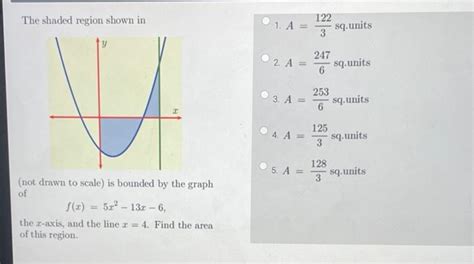 Solved Find The Area Enclosed By The Graphs Of 1 Area
