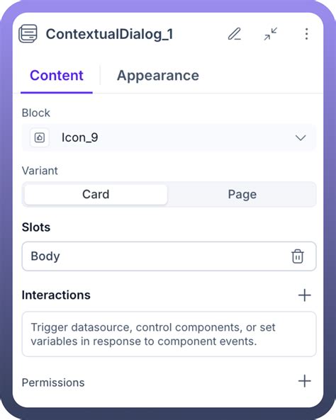 Contextual Dialog Unifyapps