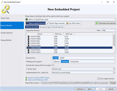 Adding External Memories To Embedded Projects Visualgdb Tutorials